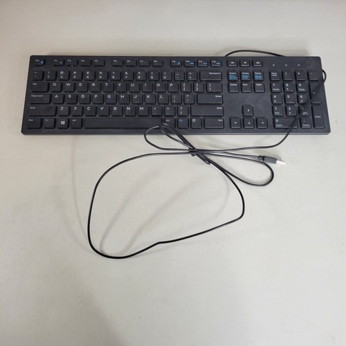 Dell Wired USB Keyboard Black CN-0RKRON-LO300-99P-0ZS6-A03 Model | eBay