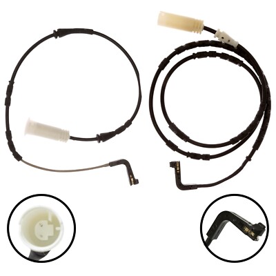 New Font & Rear Brake Pad Sensor 2PCS For 13-15 BMW X1 34356790340 ...