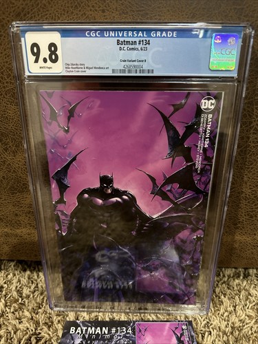 Batman 134 Clayton Crain Cover B CGC 9.8 w/COA | eBay