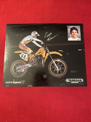 Original Yamaha YZ Autograph Card Keith Bowen Very Good | eBay