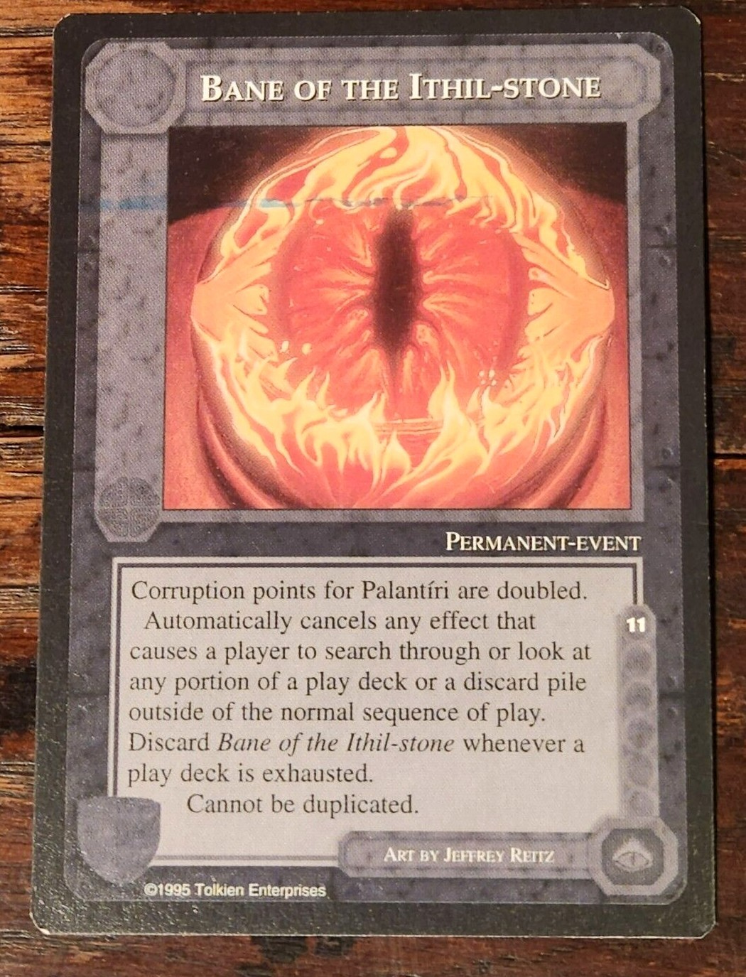 1x Bane of the Ithil-Stone Limited MISPRINT MECCG CCG NM/M Rare METW | eBay