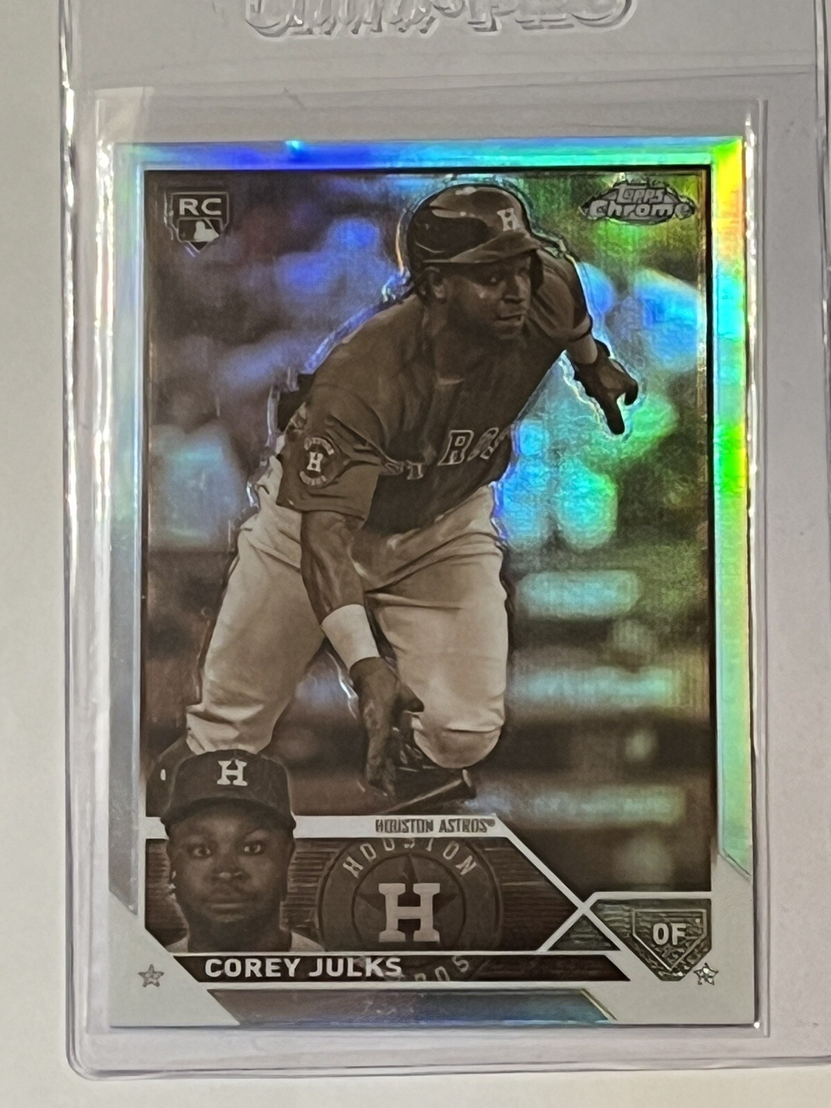 Corey Julks 2023 Topps Chrome Update Sepia Refractor RC Houston Astros ...