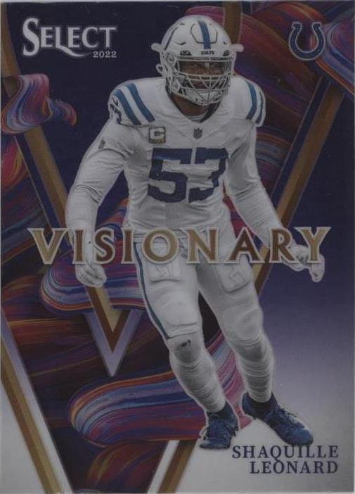 2022 Panini Select - Visionary Shaquille Leonard #VIS-18 for sale ...