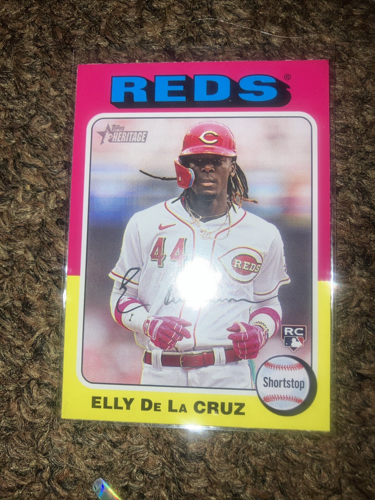 ELLY DE LA CRUZ 2024 Topps Heritage Baseball Reds Rookie Card #473 | eBay