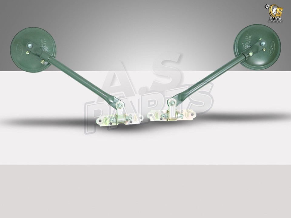WILLYS JEEP GPW MB CJ3A CJ3B CJ2A M38 M35 ARM BRACKET KIT 5" MIRROR ...