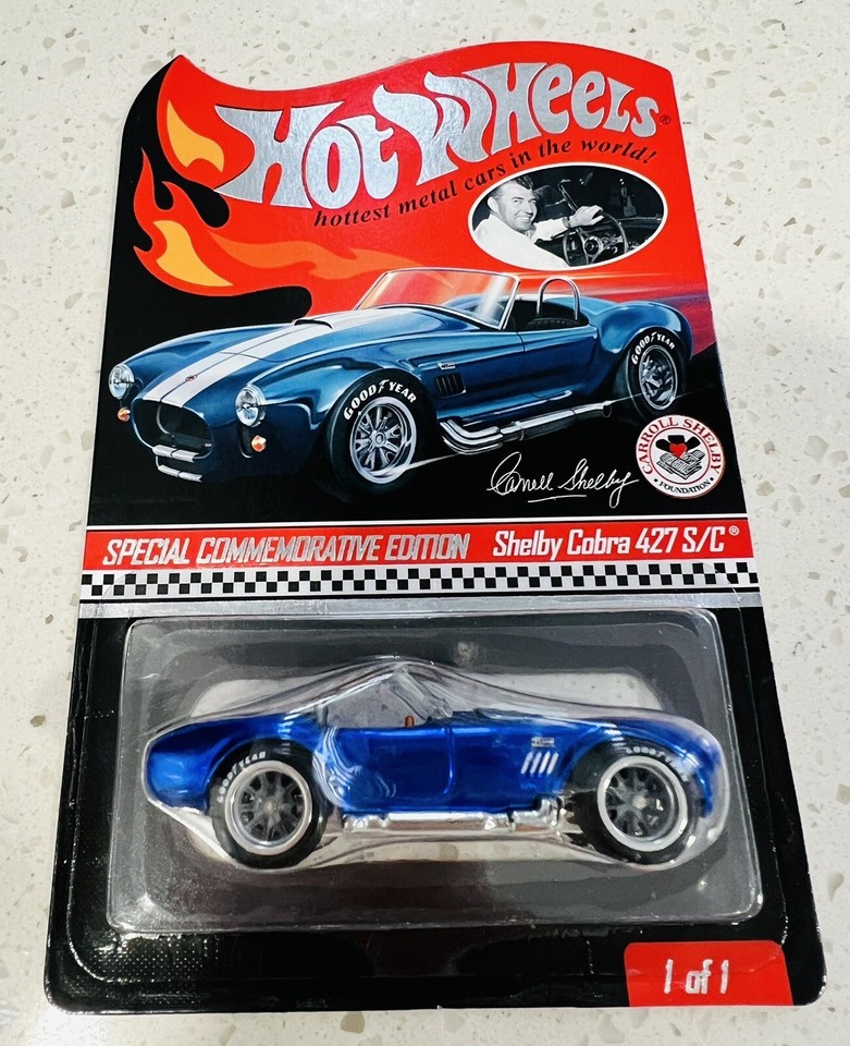 Hot Wheels RLC Shelby Cobra 427 S/C Blue Commemorative Edition | eBay