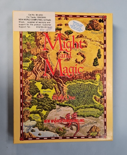 Might and Magic Book One 1 Tandy IBM PC Big Box 5.25 Floppy Disc | eBay