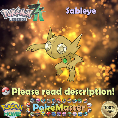 💚Shiny Non-shiny Alpha Sableye 6IV💚Pokémon Legends: Z-A (💯Legal) | eBay