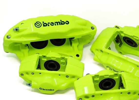 BREMBO ACID GREEN BRAKE CALIPER PAINT High Temp GLOSS 250ml | eBay