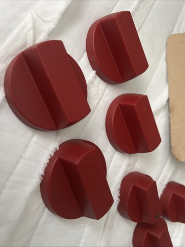 WOLF RED KNOB SET (9pc) FOR RANGES | eBay