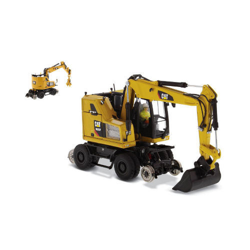 M323F RAILROAD WHEELED EXCAVATOR 1:50 Diecast Master Mezzi Industriali ...
