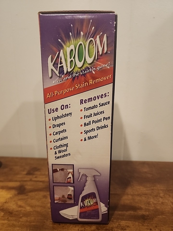 Kaboom Discontinued HTF All Purpose Stain Remover Spray Grape Wine Rust ...
