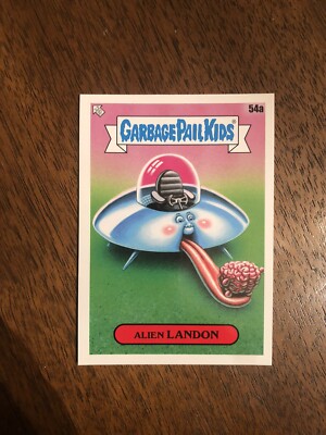 2020 Garbage Pail Kids 35th Anniversary Alien Landon 54a UFO GPK Card ...