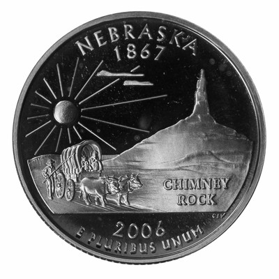 2006 S State Quarter Nebraska Gem Deep Cameo Proof 90% Silver | eBay