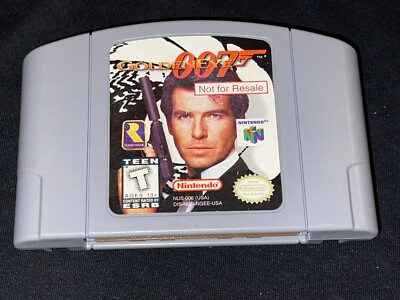 Goldeneye 007 (Nintendo 64) NFR Not For Resale Cleaned Tested Authentic ...