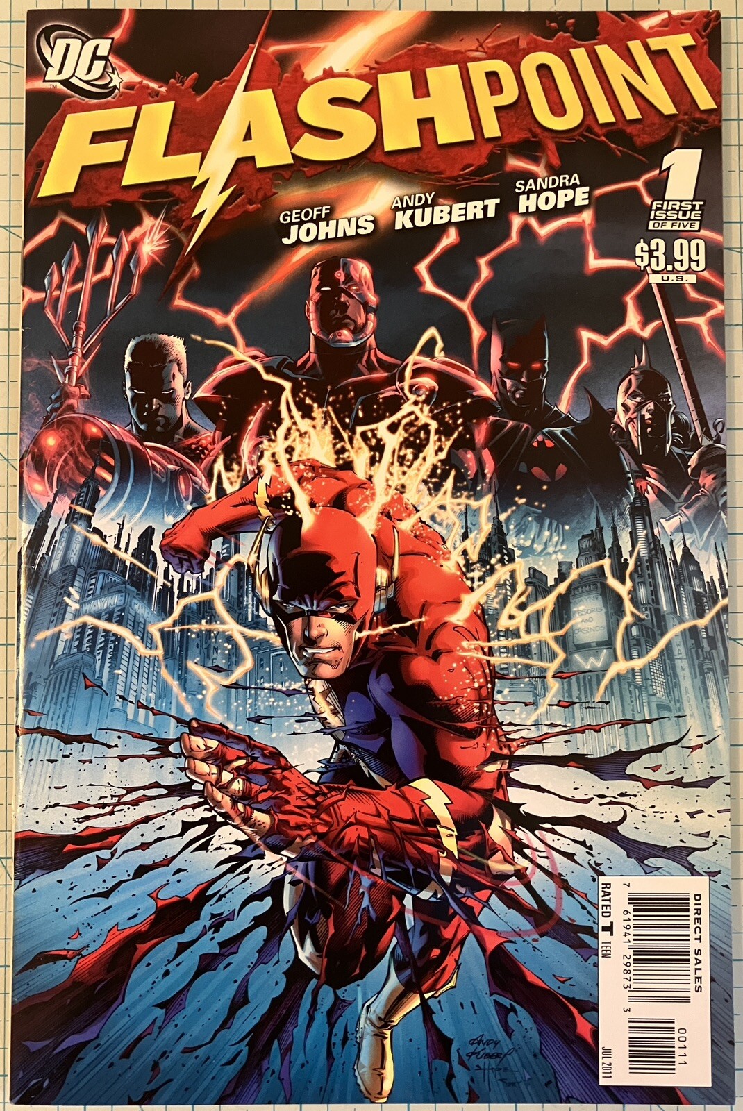 Flashpoint #1 High Grade NM Andy Kubert Cover 2011 DC 1st App Thomas ...