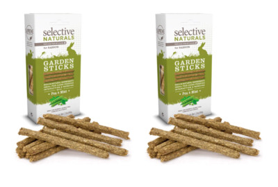 (2 X 60G) SELECTIVE NATURALS GARDEN STICKS PEA & MINT TREATS | eBay UK