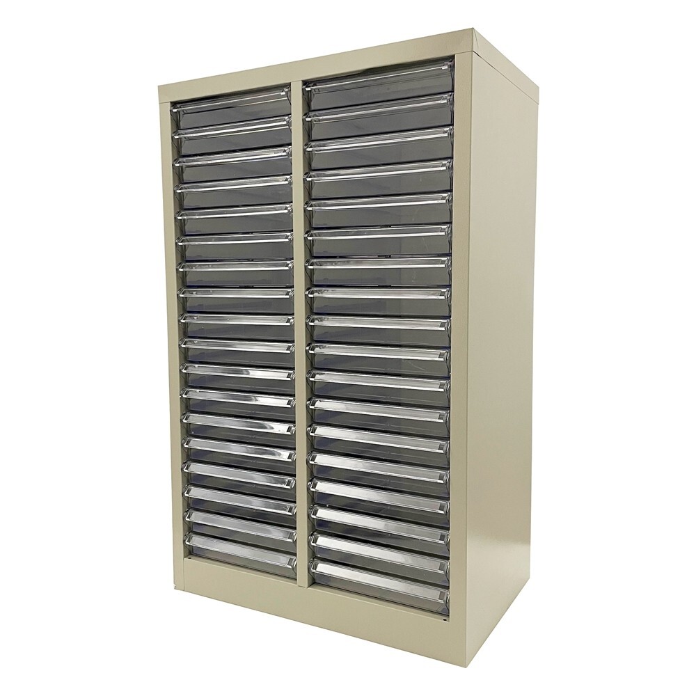 36 Drawer Filing Cabinet Hardware Parts Storage Bins Shelving Keys ...