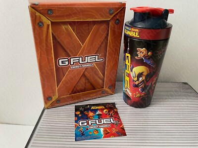 GFUEL Crash Bandicoot Wumpa Fruit Collector's Box + Metal Shaker ONLY G ...