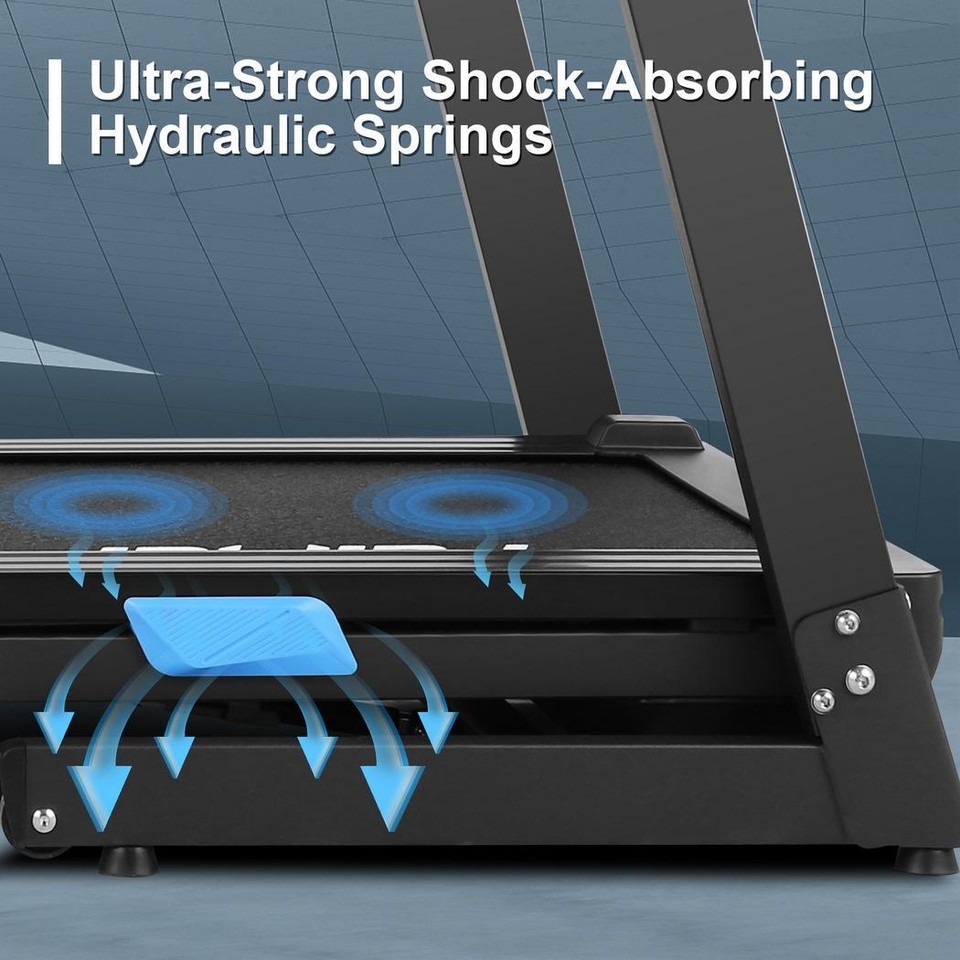 18inch Wider Running Belt Treadmill 3.25hp Quiet Powerful Treadmill ...