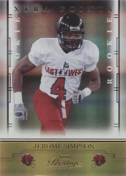 2008 Prestige - Xtra Points Gold #150 Jerome Simpson /250 (RC) for sale ...
