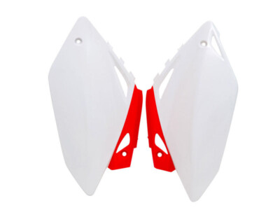 RTECH Plates Side White Crf-Rosso Honda Crf-R 450 2005-2006 | eBay