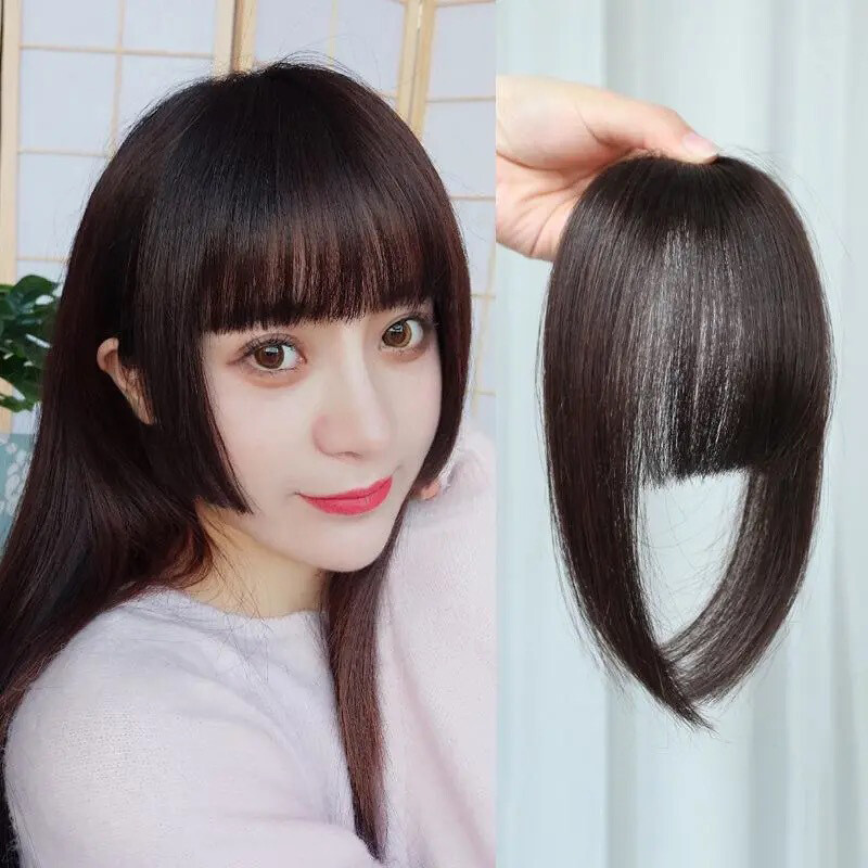 False Bangs Clip In Bangs Hair Bangs Hair Extension Fake Fringe Natural ...