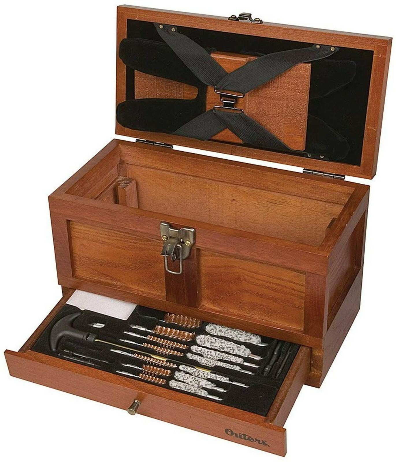 Outers Universal Gun Cleaning Kit Rifle Shotgun Drawer Pistol Clean Set ...