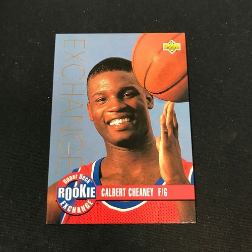 1993-94 Upper Deck CALBERT CHEANEY RC Exchange #RE6 Washington Bullets ...