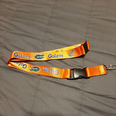 FLORIDA GATORS TEAM COLOR 24"x 1" Lanyard w/ Detachable Buckle | eBay