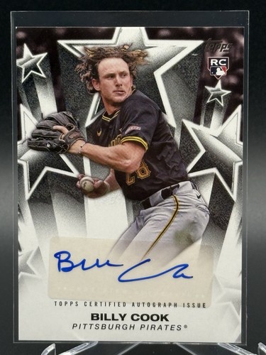 2025 Topps Series 1 BILLY COOK RC Auto Baseball Stars Pirates | eBay