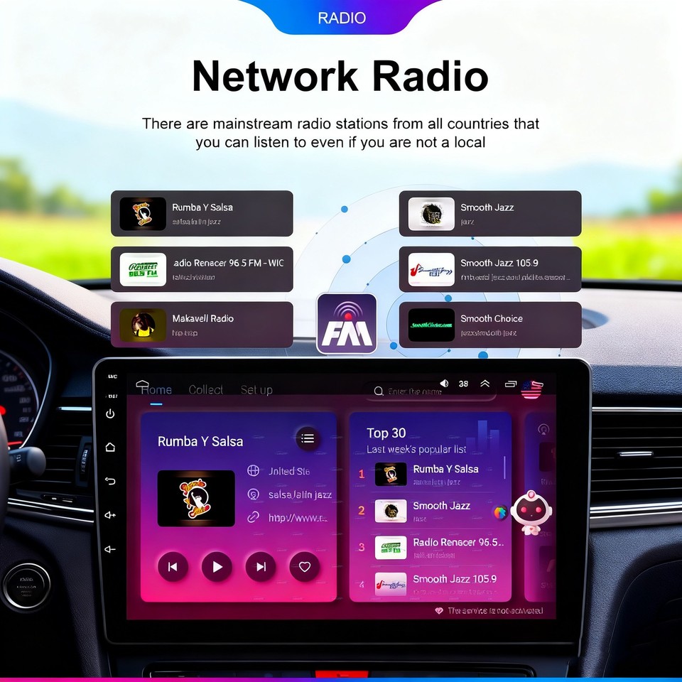 Ford Excursion 2000–2005 Android 15 Car Stereo Radio GPS Dash 4+64GB ...