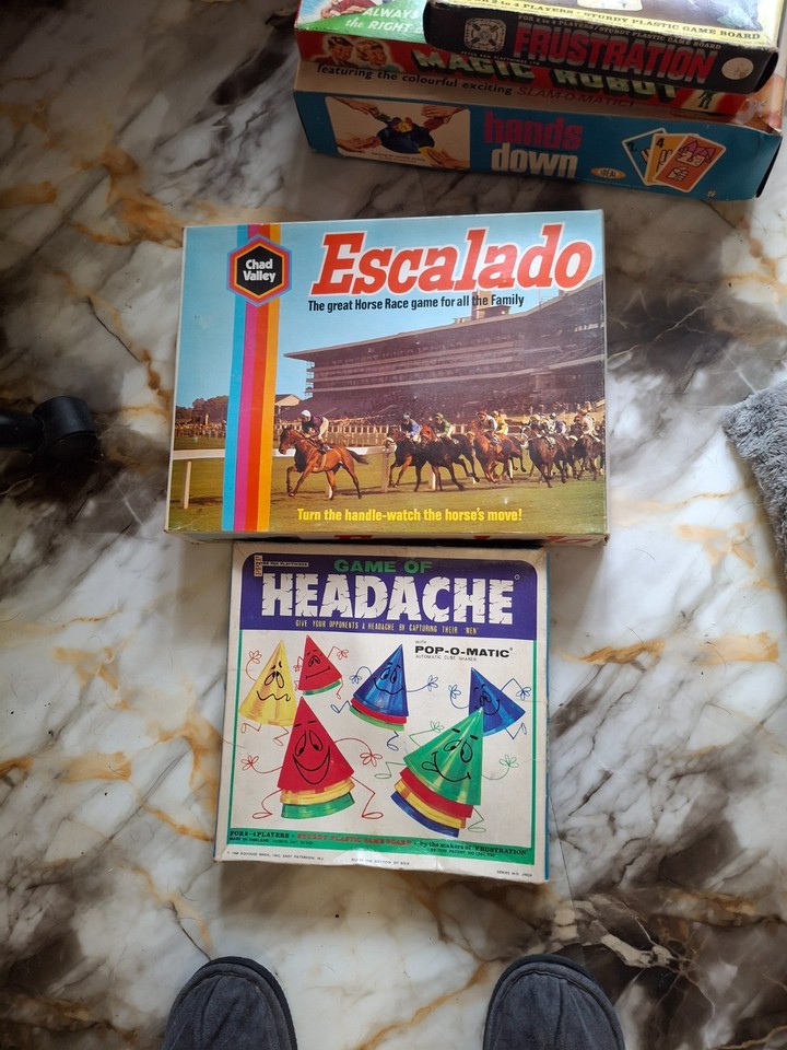 Vintage Board Games Bundle x2 Escalado & Headache | eBay UK