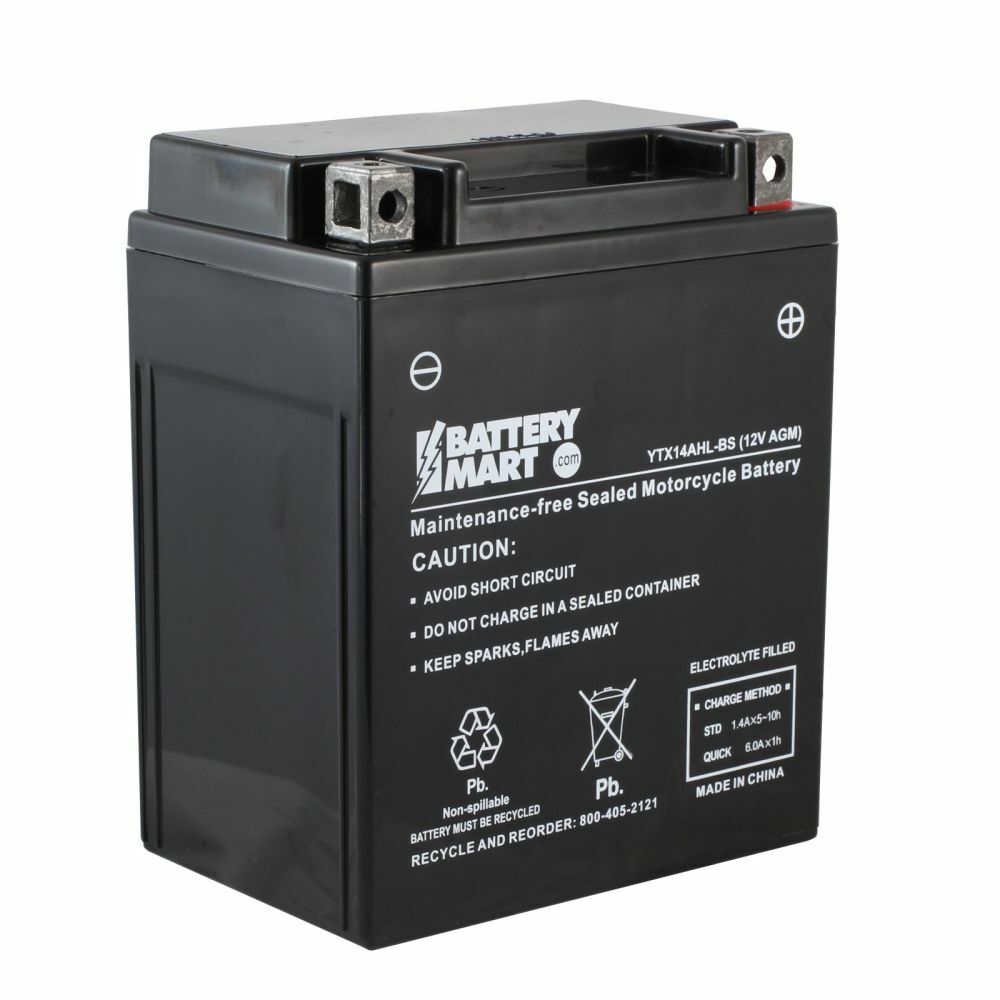 YTX14AHL-BS AGM Maintenance Free Battery [YTX14AHL-BS] | eBay