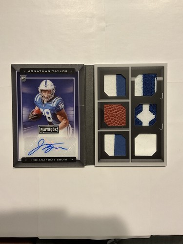 2020 Playbook Jonathan Taylor Rookie Signature Locker Booklet 25 ...