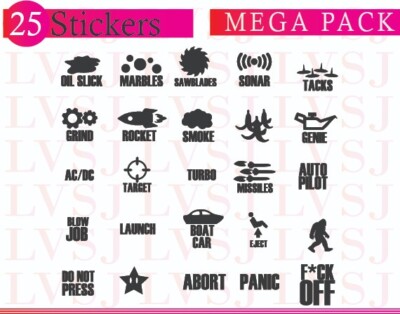 EJECT BLANK BUTTON Decal Car Vinyl | Latvia | Left | Decal/Sticker ...