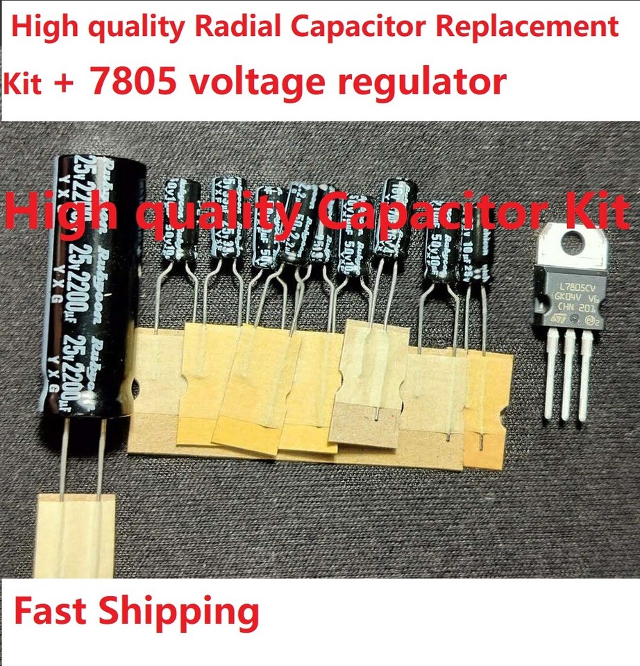 Super Nintendo Capacitor Replacement Kit | SNSP-CPU-01 and SNSP-CPU-02 ...
