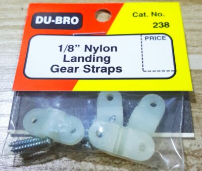 Dubro #238 1/8" (3mm) Nylon Landing Gear Straps for RC Aircraft Model ...