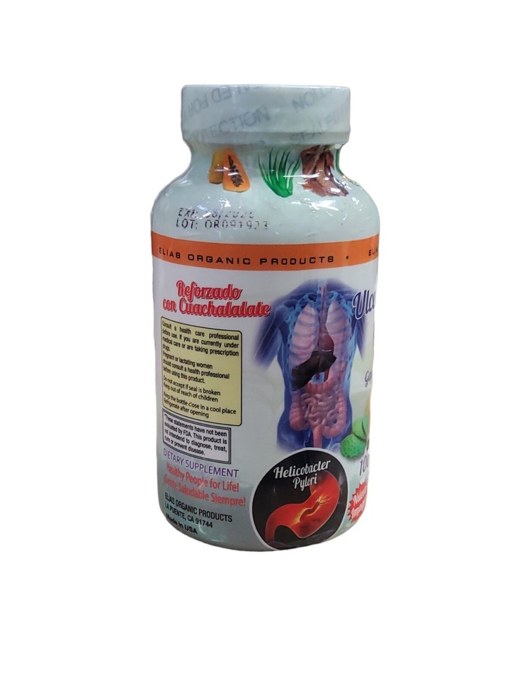 ULCERAS GASTRICAS Y HERIDAS NATURAL 60 CAPSULAS GASTRIC ULCERS 500MG | eBay