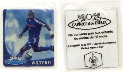 Collection CAPRICE DES DIEUX 2006 - Carte adhésive Football, France ...
