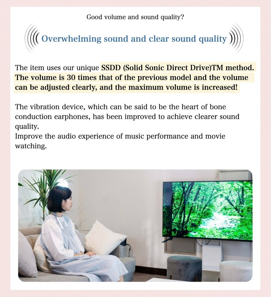 Vibone nezu 3 - Bone Conduction Hearing Aid – For Hearing Concerns ...