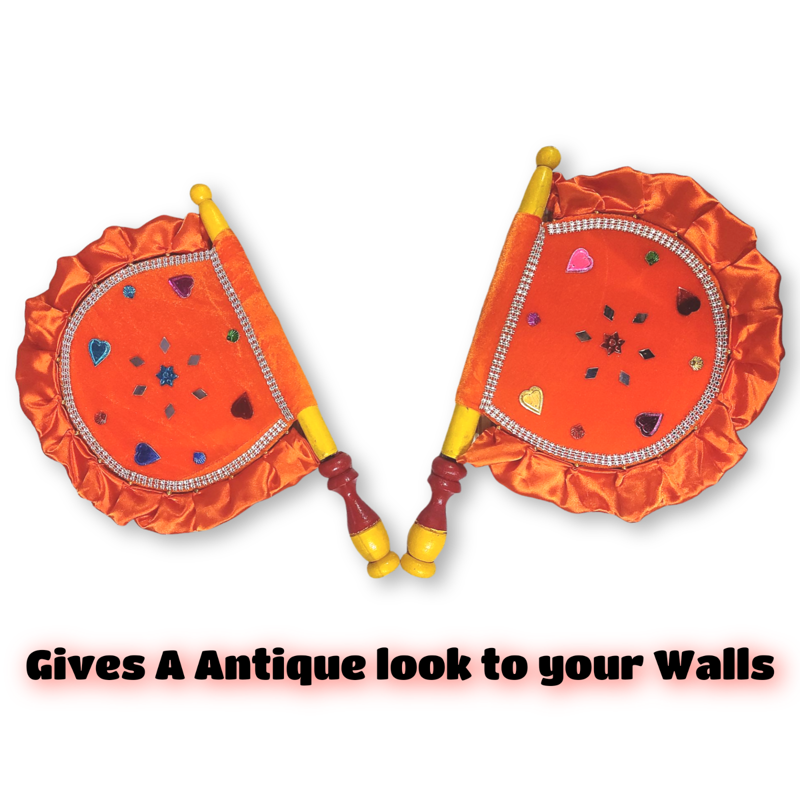 Wooden Handcrafted Hand Fan/ Beejna Pankha , Royal/Punjabi Hand-fan ...