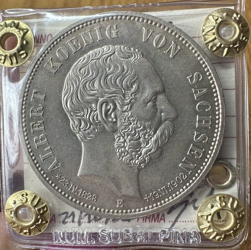 Saxony Coin German Empire 5 Marks 1902 Very Rare Sealed FDC | eBay