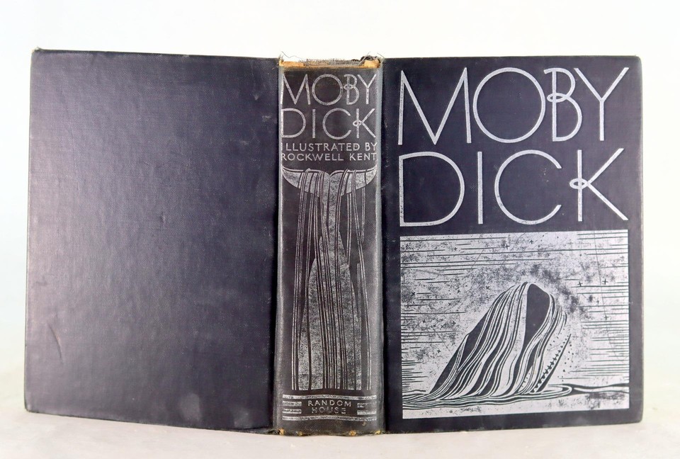 Rockwell Kent Woodcut Illustrated 1930 Moby Dick Herman Melville ...