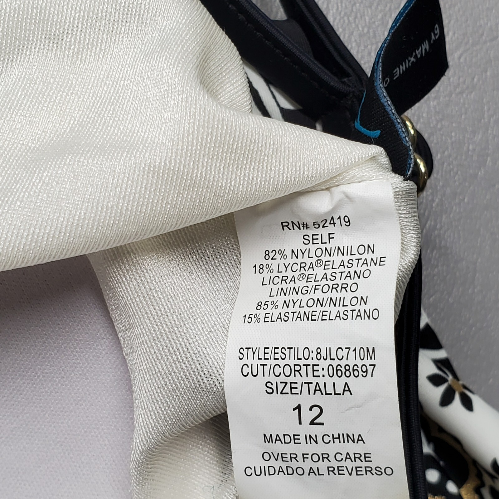 Azul Swimwear One Piece Black Paisley Print Swimsuit … - Gem