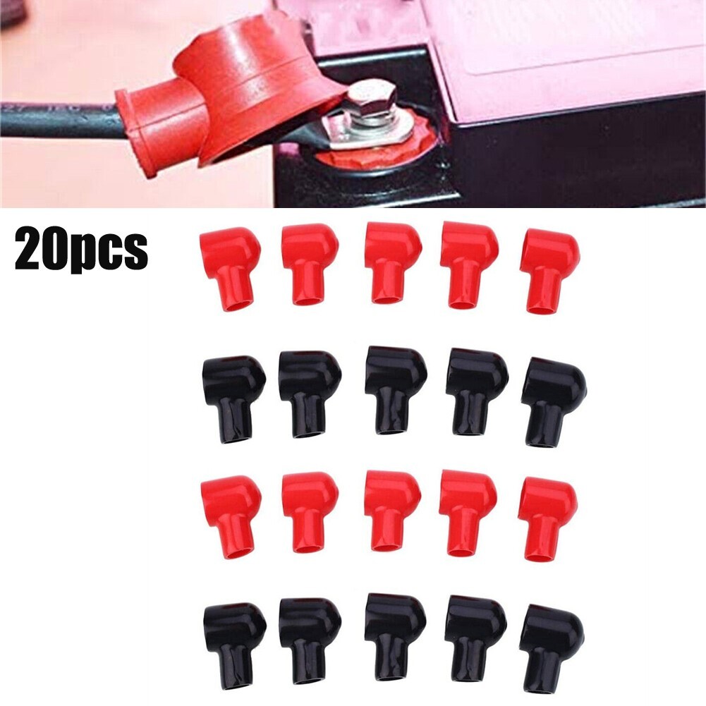 20PCS Battery Terminal Cover Boots Insulating Protective Lug Cap ...