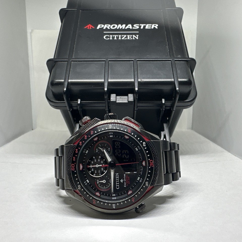 Citizen Promaster SST JW0137-51E Mens Gray Stainless Steel Eco-Drive ...