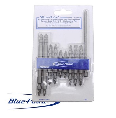 Blue Point Tools PTB10UNV 10Pc. Universal Bit Set Phillips Screwdriver Drill NOS | eBay