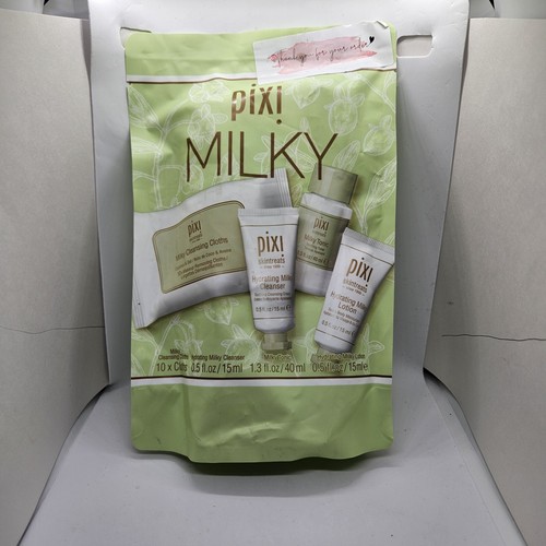 Pixi Milky Minis 4 pc Set Cleaning cloths Hydrating Milky Cleanser ...