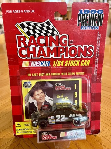 1996 Ward Burton #22 MBNA 1/64 Racing Champions Nascar Diecast Pontiac ...